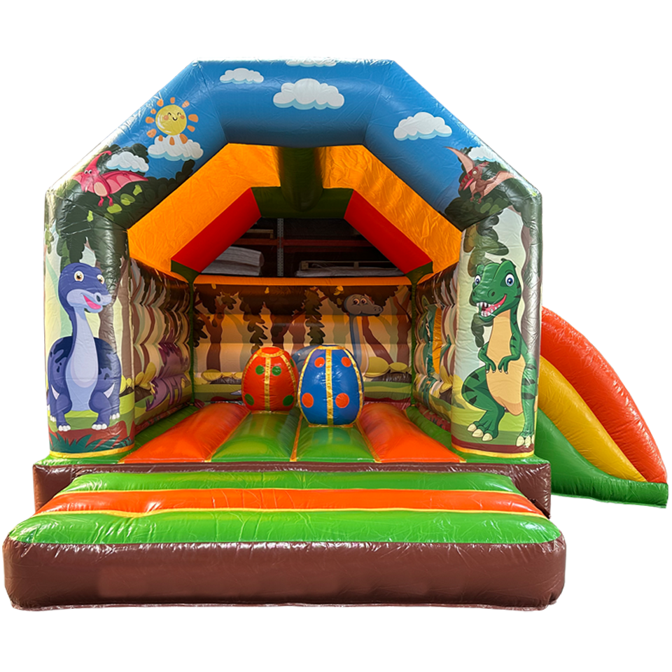 Aframe Midi OS Dinosaurus Springkasteel - Boing Inflatables