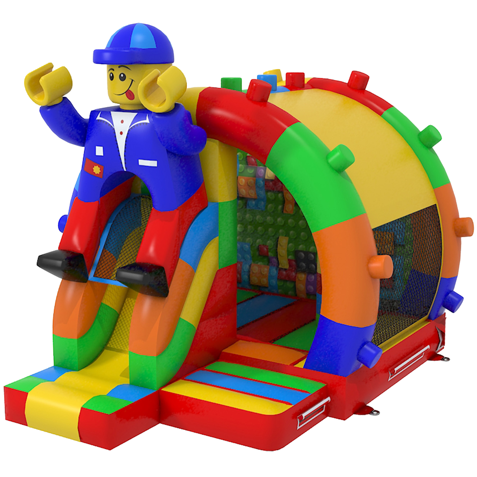 Arch Mini 3D Colored Blocks Inflatable - Boing Inflatables