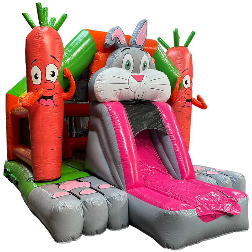 Fframe Midi Konijn Springkasteel - Boing Inflatables