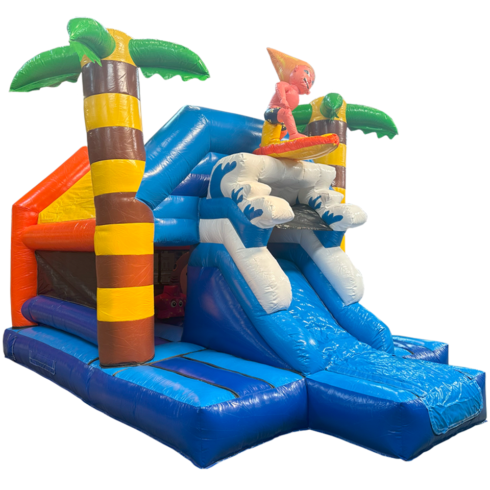 Fframe Midi Surfer Springkasteel - Boing Inflatables