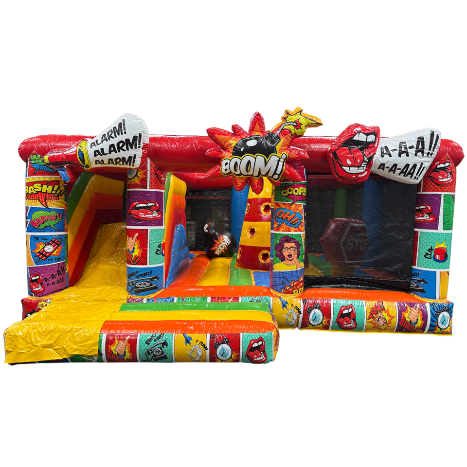 Combo Midi 2 Glijbanen Trex Springkasteel - Springkasteel kopen - Boing ...