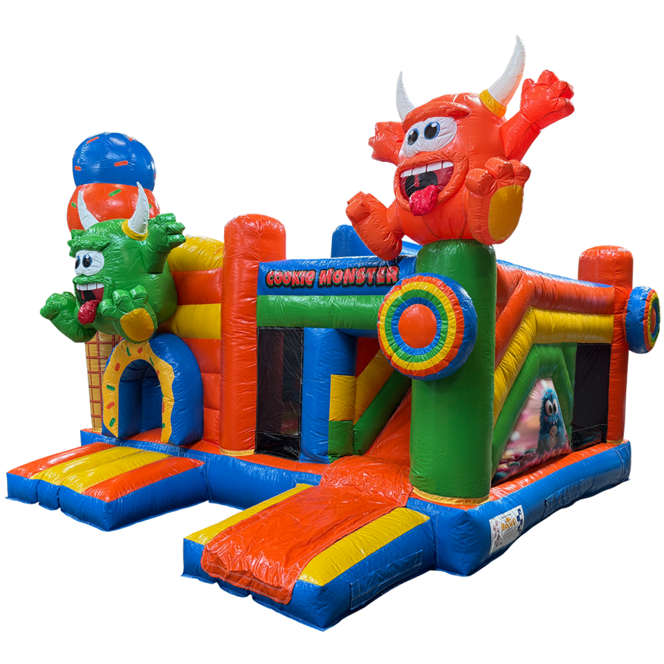 Multiplay Maxi Cookie Monster Zonder Dak - Boing Inflatables