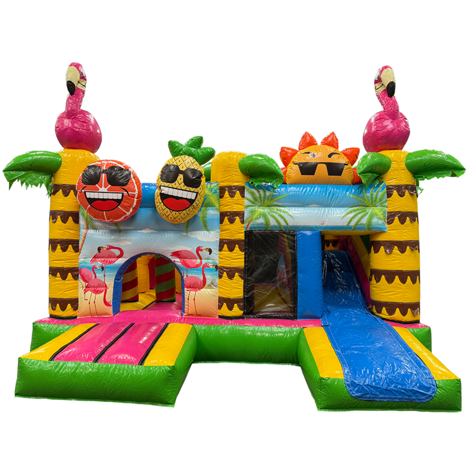 Multiplay Maxi Flamingo Zonder Dak - Boing Inflatables