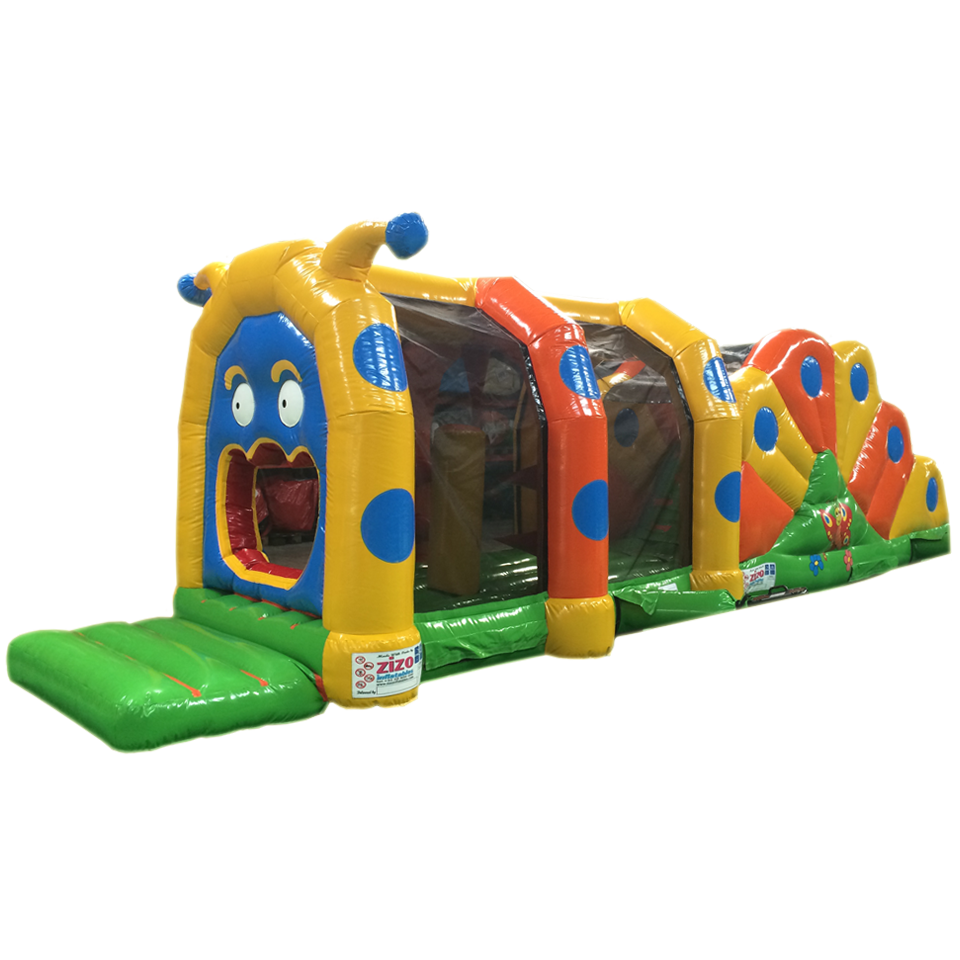 2 Delen Caterpillar Run - Boing Inflatables
