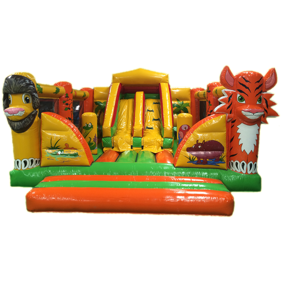 AC Glijbaan Binnenin Jungle - Boing Inflatables