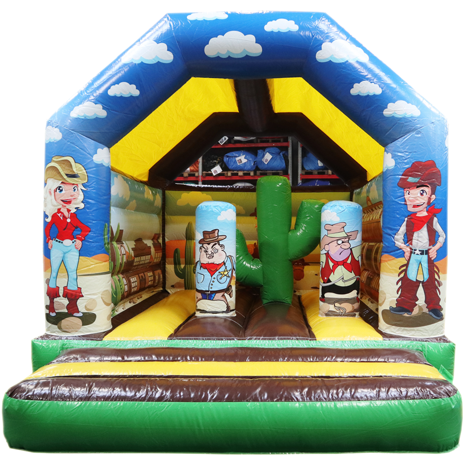 Aframe Midi Far West Springkasteel - Boing Inflatables