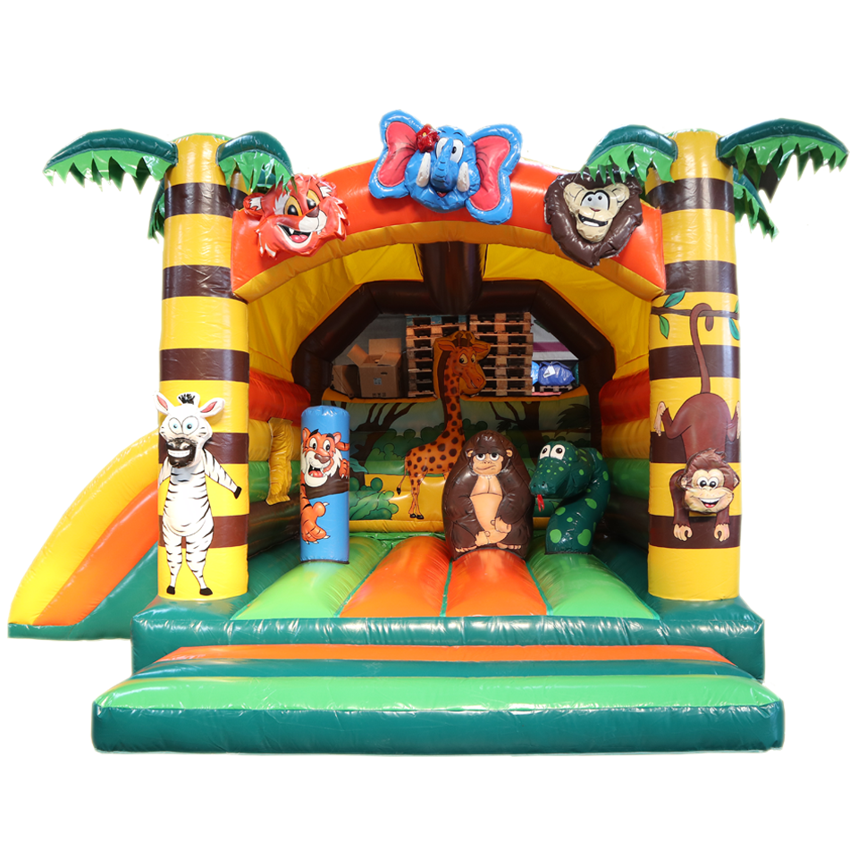 Aframe Midi OS Jungle Springkasteel - Boing Inflatables
