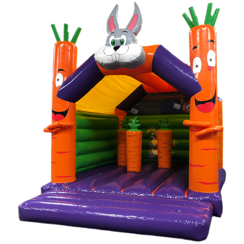Aframe Midi Konijn Springkasteel - Boing Inflatables
