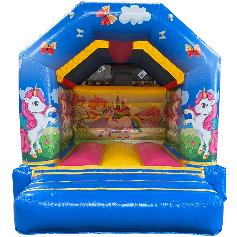 Aframe Mini Unicorn 2 Springkasteel - Boing Inflatables