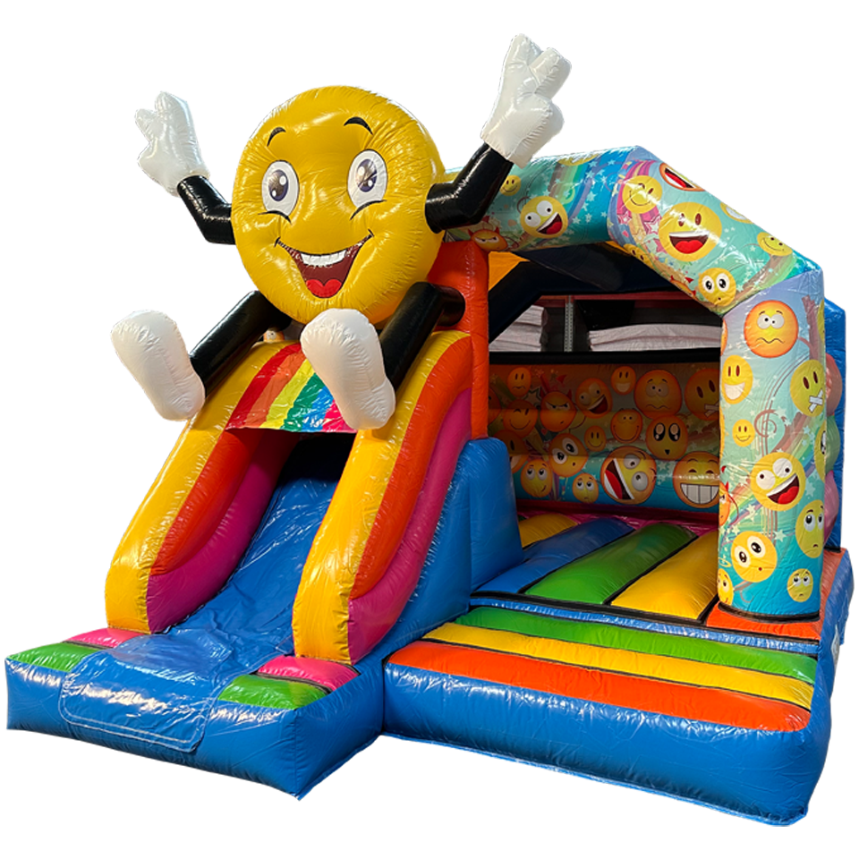Combo Mini 3D Emoji Springkasteel - Boing Inflatables