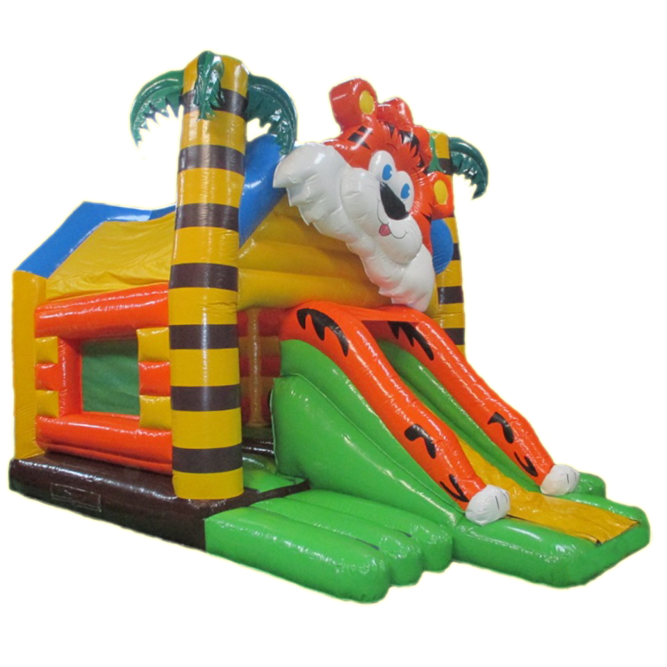 Fframe Midi Kleine Tijger Springkasteel - Boing Inflatables