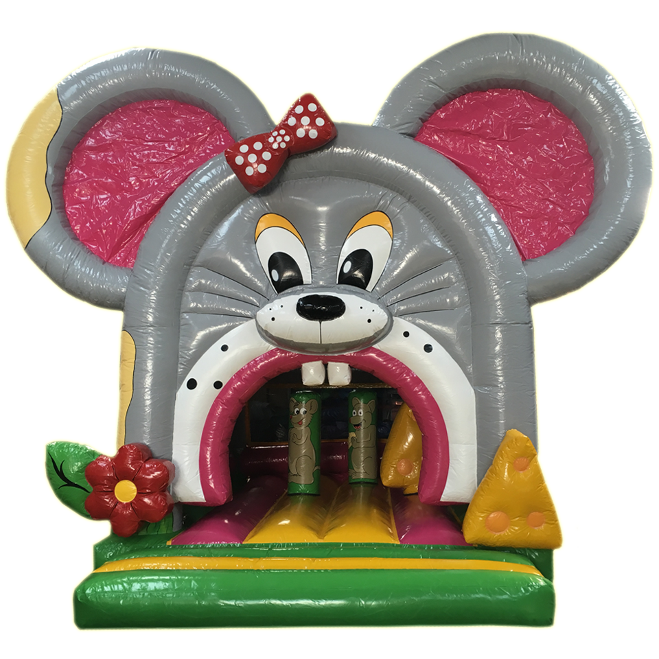 Front Play Midi Muis Springkasteel - Boing Inflatables