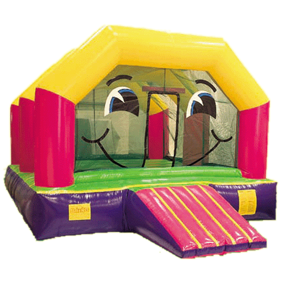 Happy Face Maxi Springkasteel - Boing Inflatables