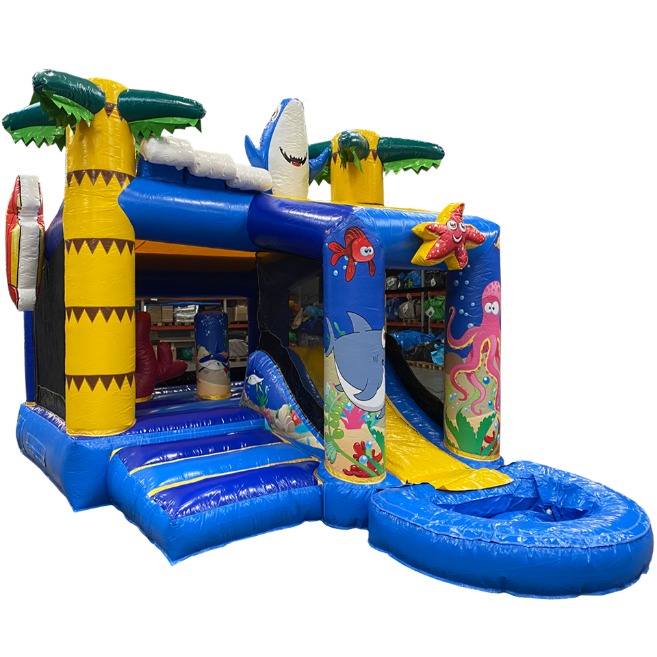 Jump N Slide Zee Springkasteel - Boing Inflatables