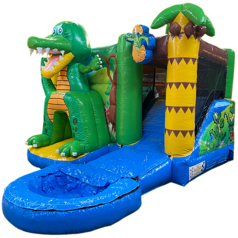 Multiplay Mini Alligator Springkasteel - Boing Inflatables