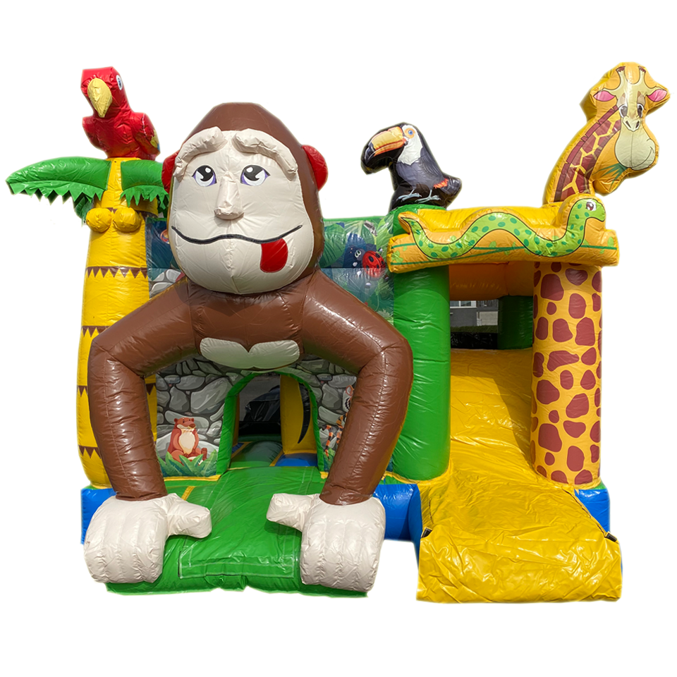 Multiplay Mini Gorilla Springkasteel - Boing Inflatables