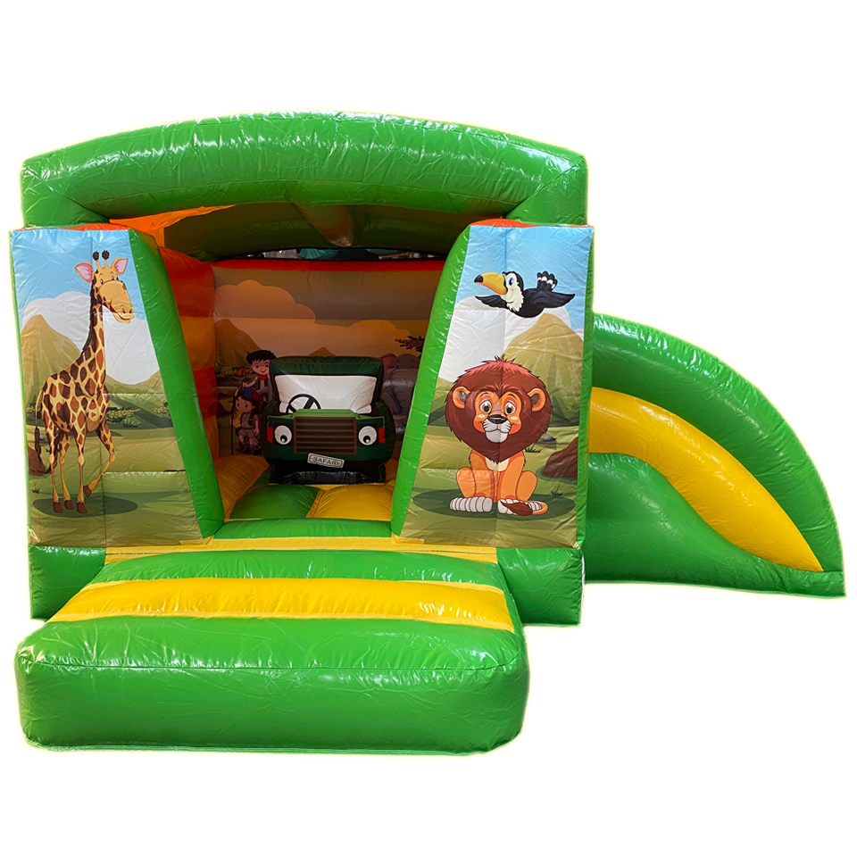 Square Mini Os Safari - Springkasteel kopen - Boing Inflatables